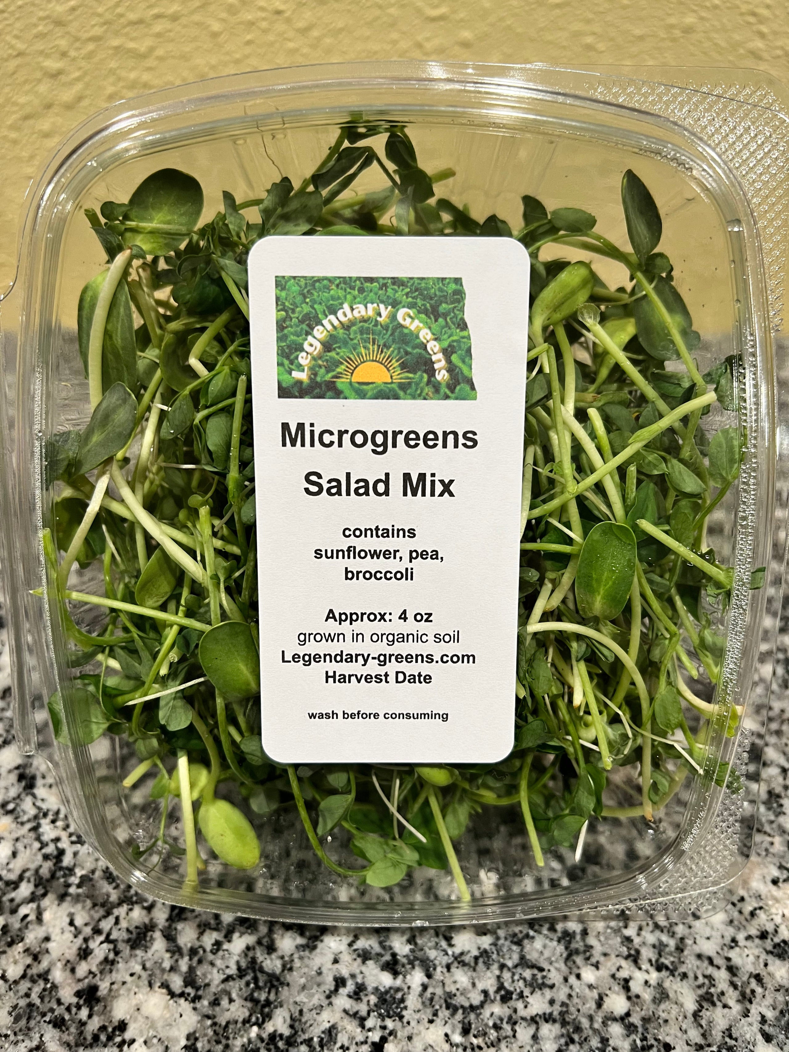 Build Your Own Microgreen Salad Mix | Legendary Greens