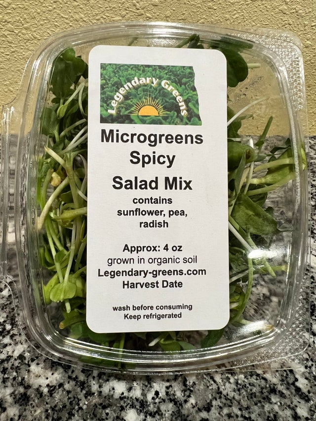 Spicy Microgreen Salad mix